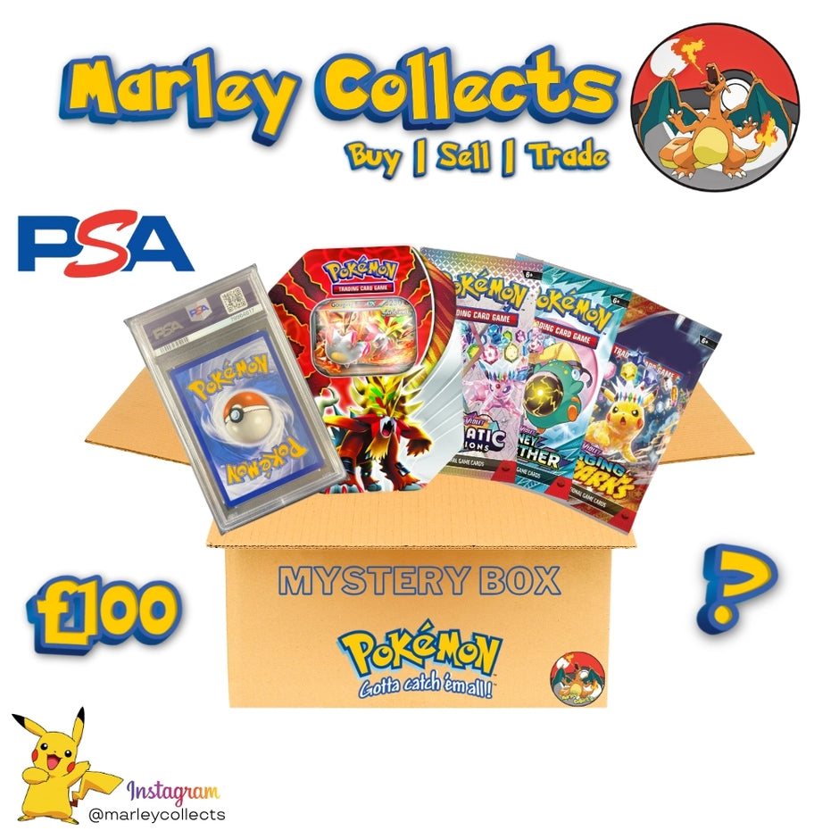 Pokémon Mystery Boxes & Card Bundles | Marley Collects UK – Marley ...